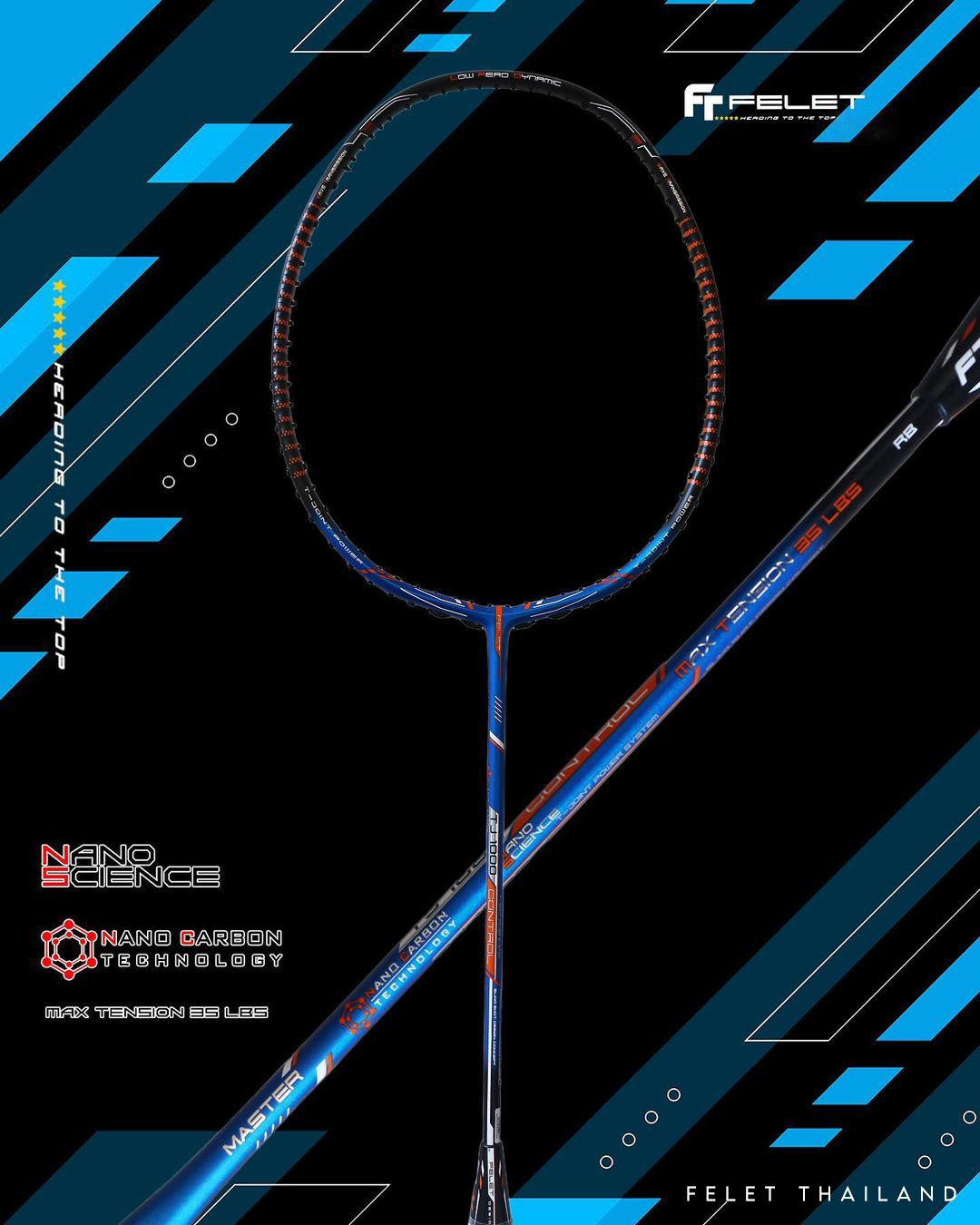 FELET Badminton Racket Model TJ 1000 CONTROL (4U) | Shopee Malaysia