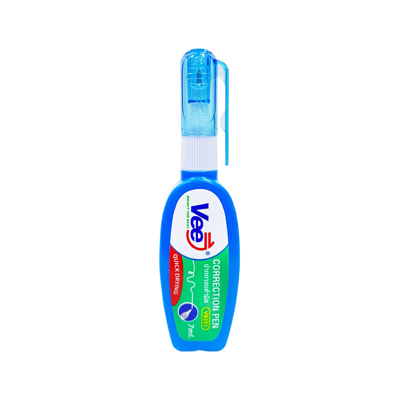 Vee Correction Pen Model VB-251 Fluid liquid 7 Ml. paper Clean And Dry ...