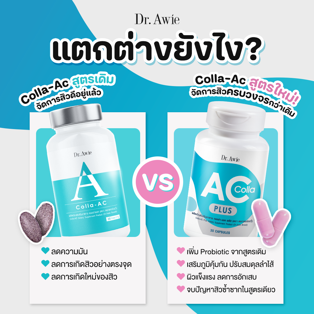 The Na X Dr.awie Colla Ac Vitamins Acne 1 Bottle 30 Tablets ...