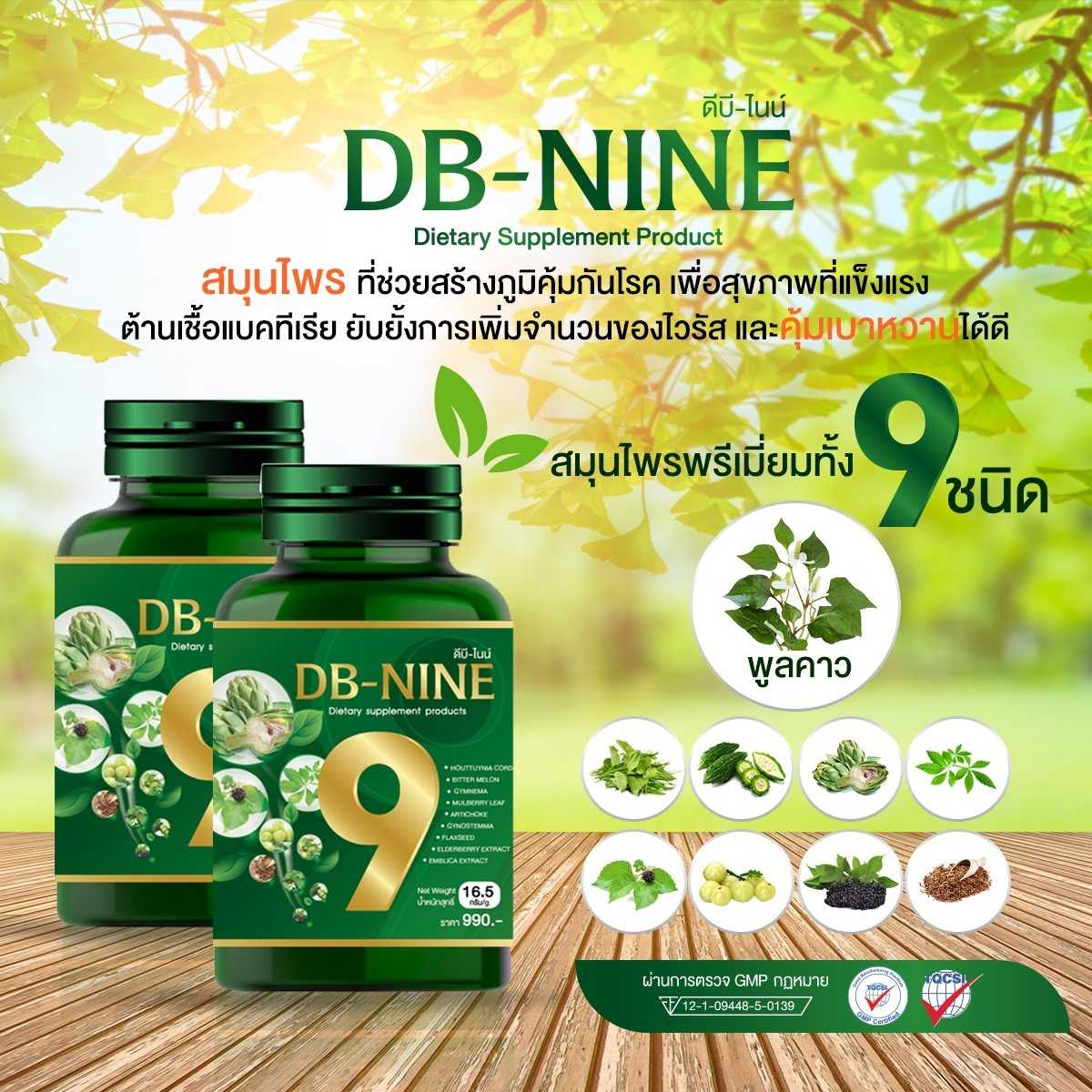 (4 Bottles) DB-NINE 9 Kinds Of Herbal Extracts That Support Immunity Size 30 Capsules. | Shopee ...