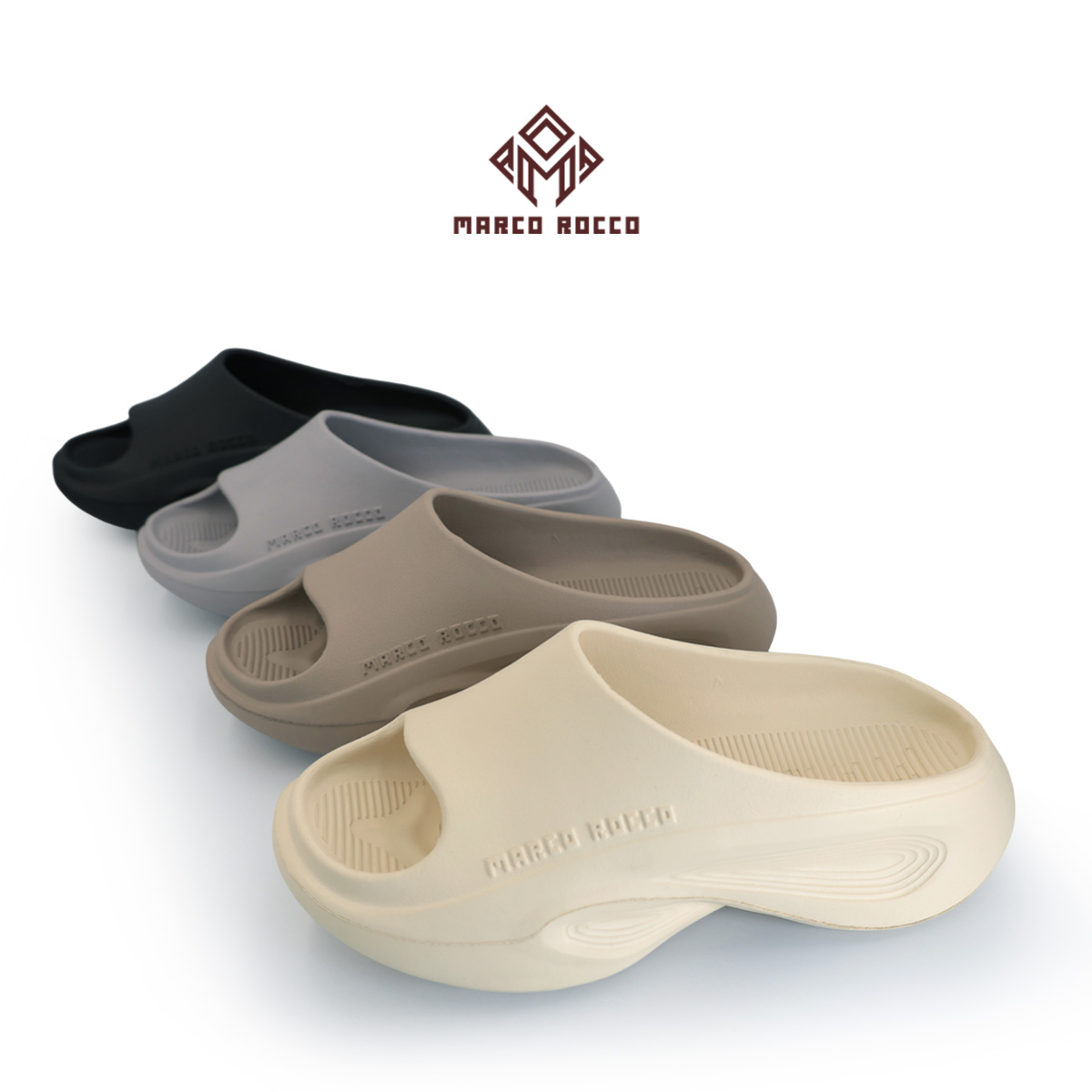 Marco Rocco Slippers Women Anti-Slip Fashion 4cm Thick Cute Soft Like ...