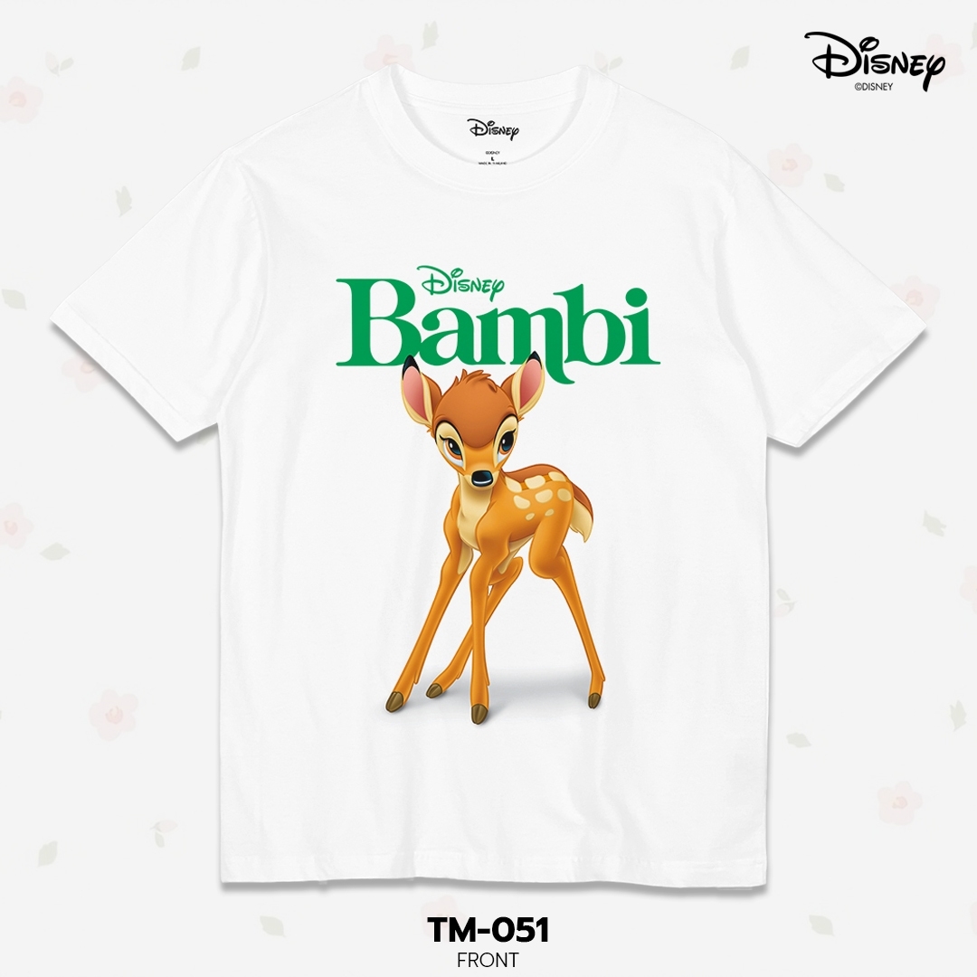 Power 7 Shop "Bambi" Comic T-Shirt "Disney Classics" Collection (TM-051 ...