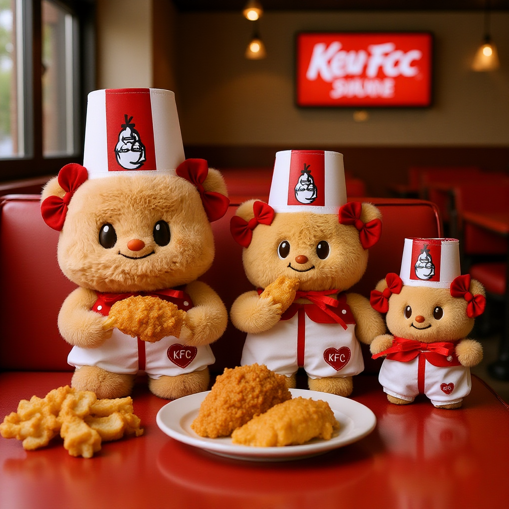 KFC Butter Bear Set (1 = 3 Pieces) Available In 3 Sizes | Shopee Malaysia
