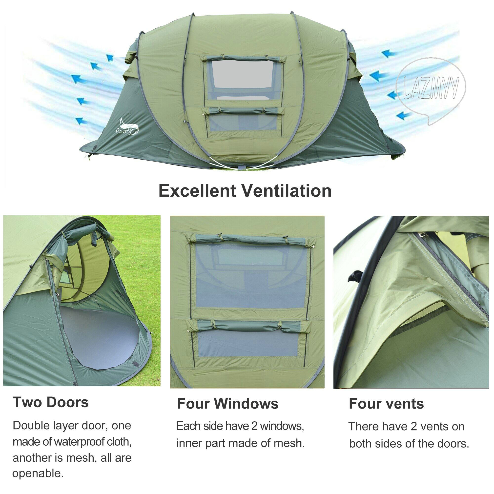Field Tent Car Roof Sales Sleeping Spring CAMPMATE Automatic Opening ...
