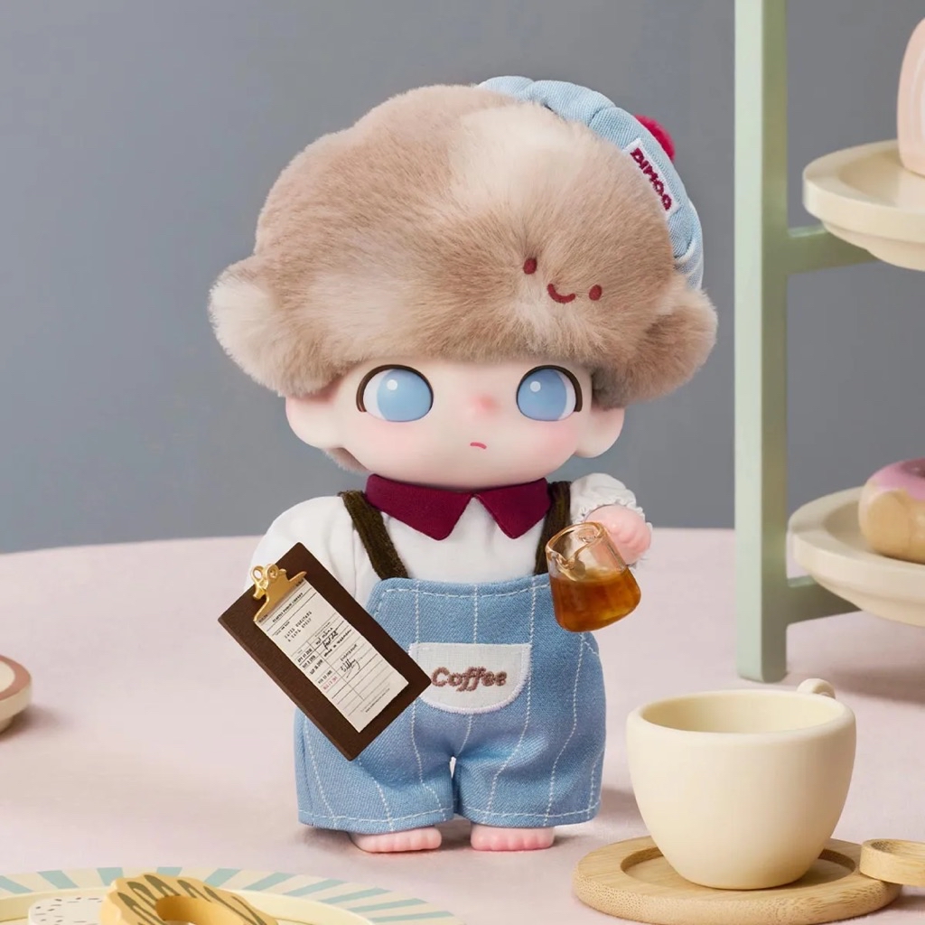DIMOO Keychain Crush on Coffee Series-Vinyl Plush Blister Pack | Shopee ...