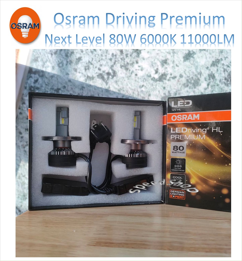 Osram Premium Car Headlight Bulb Next Level LED 80W 11000LM 6000K ...