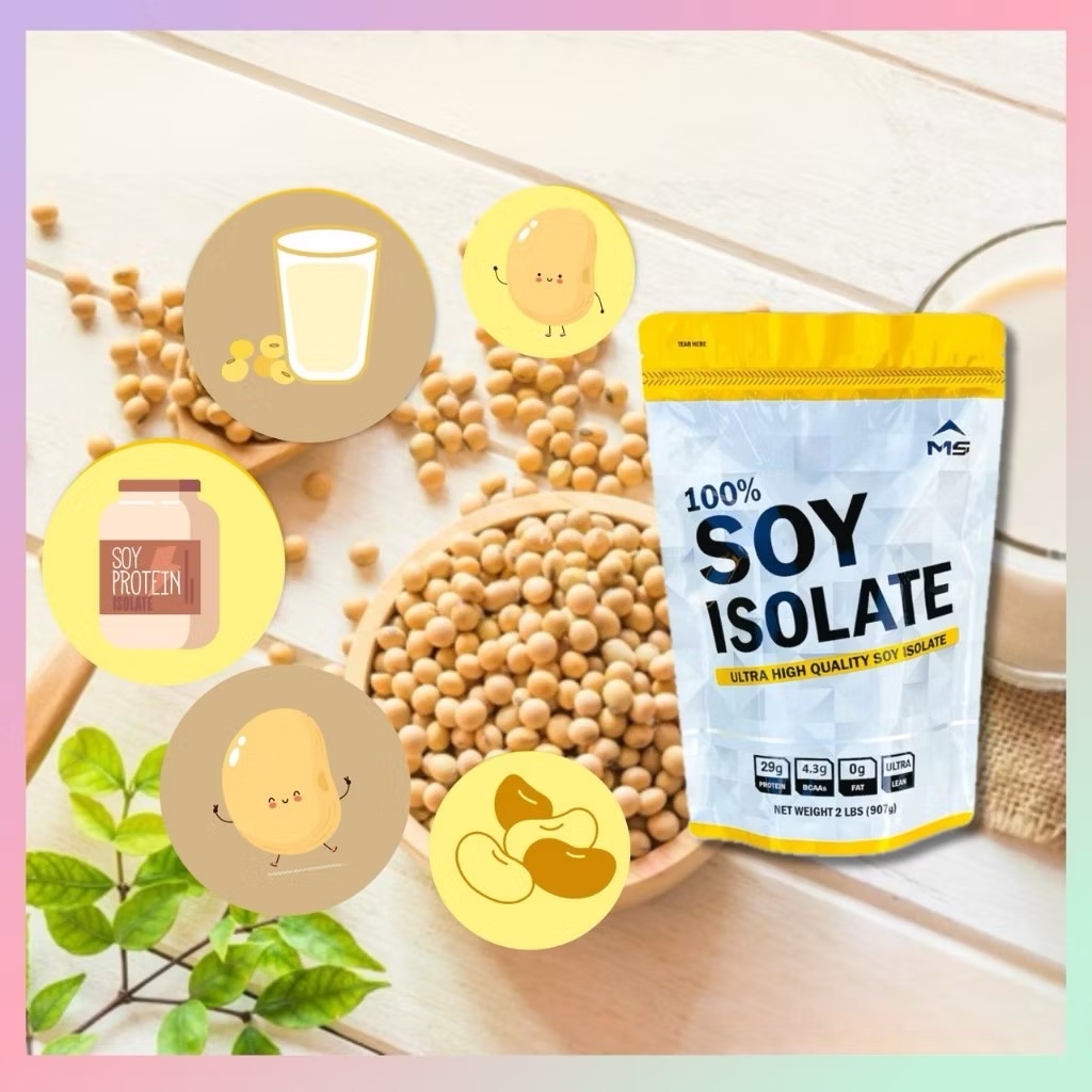 MS SOY PROTEIN ISOLATE Whey Increase Muscle Reduce Fat Control Weight ...