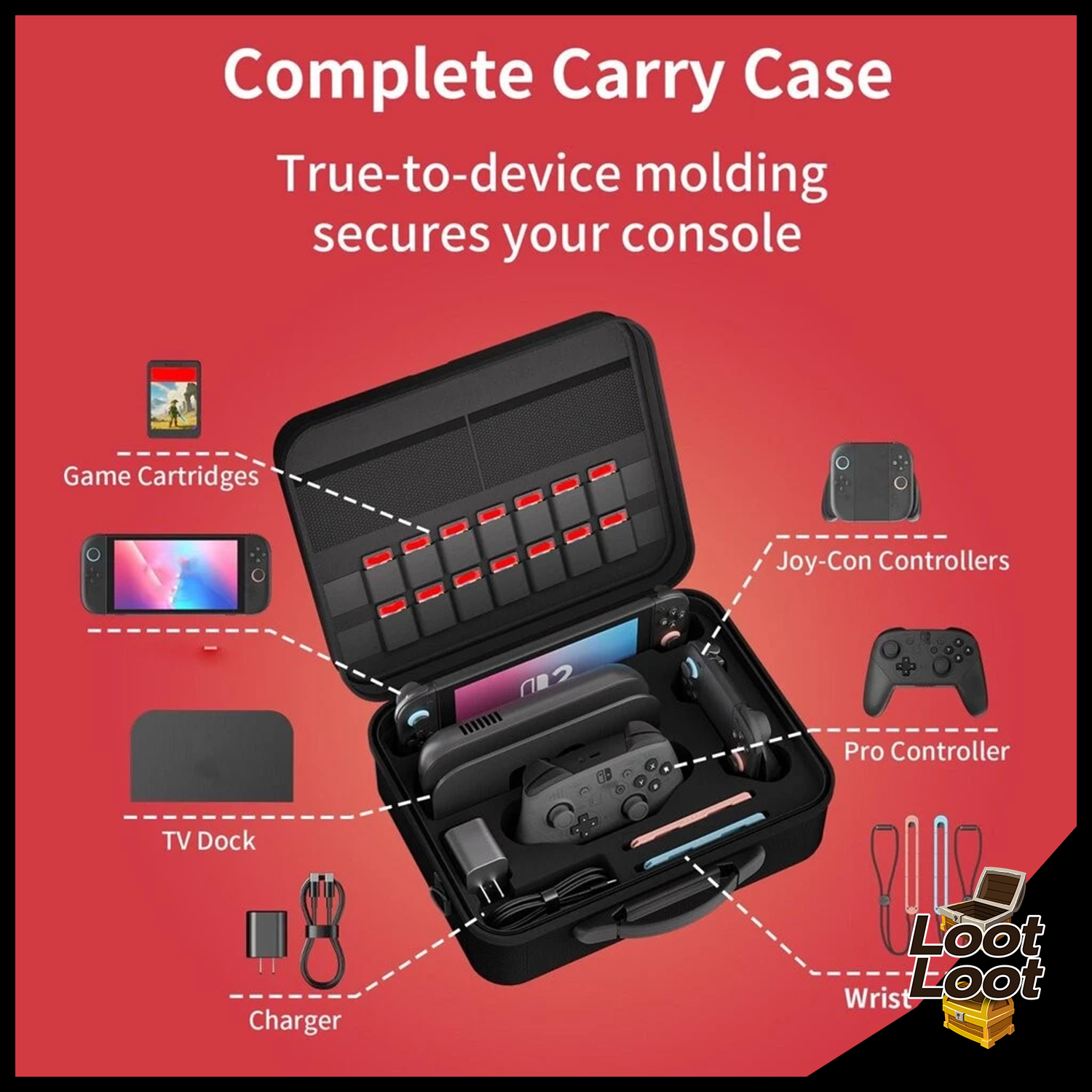 STARTRC GAMES by DEVASO Full Set Bag For Nintendo Switch 2 (2025 ...