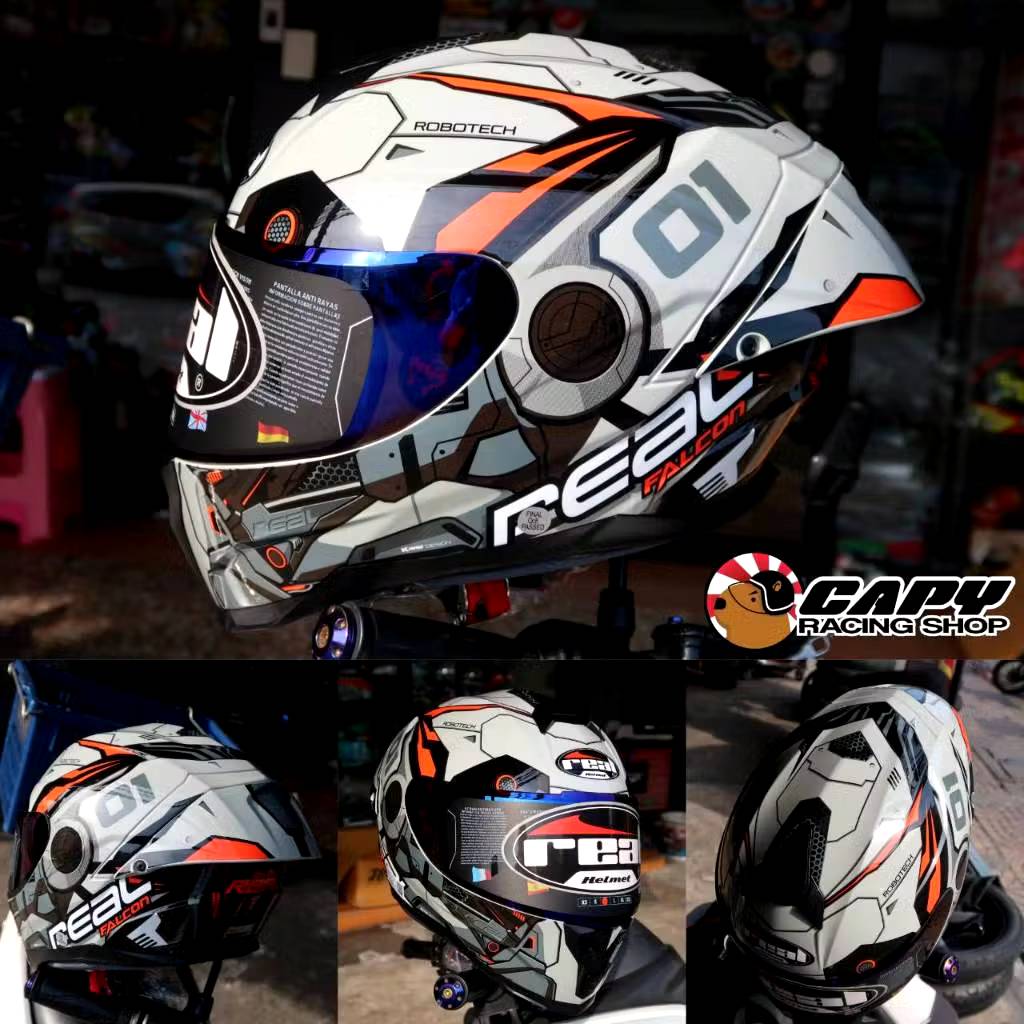 real helmet Full Face Model Falcon 2025 Robotech CYBER Victory ...