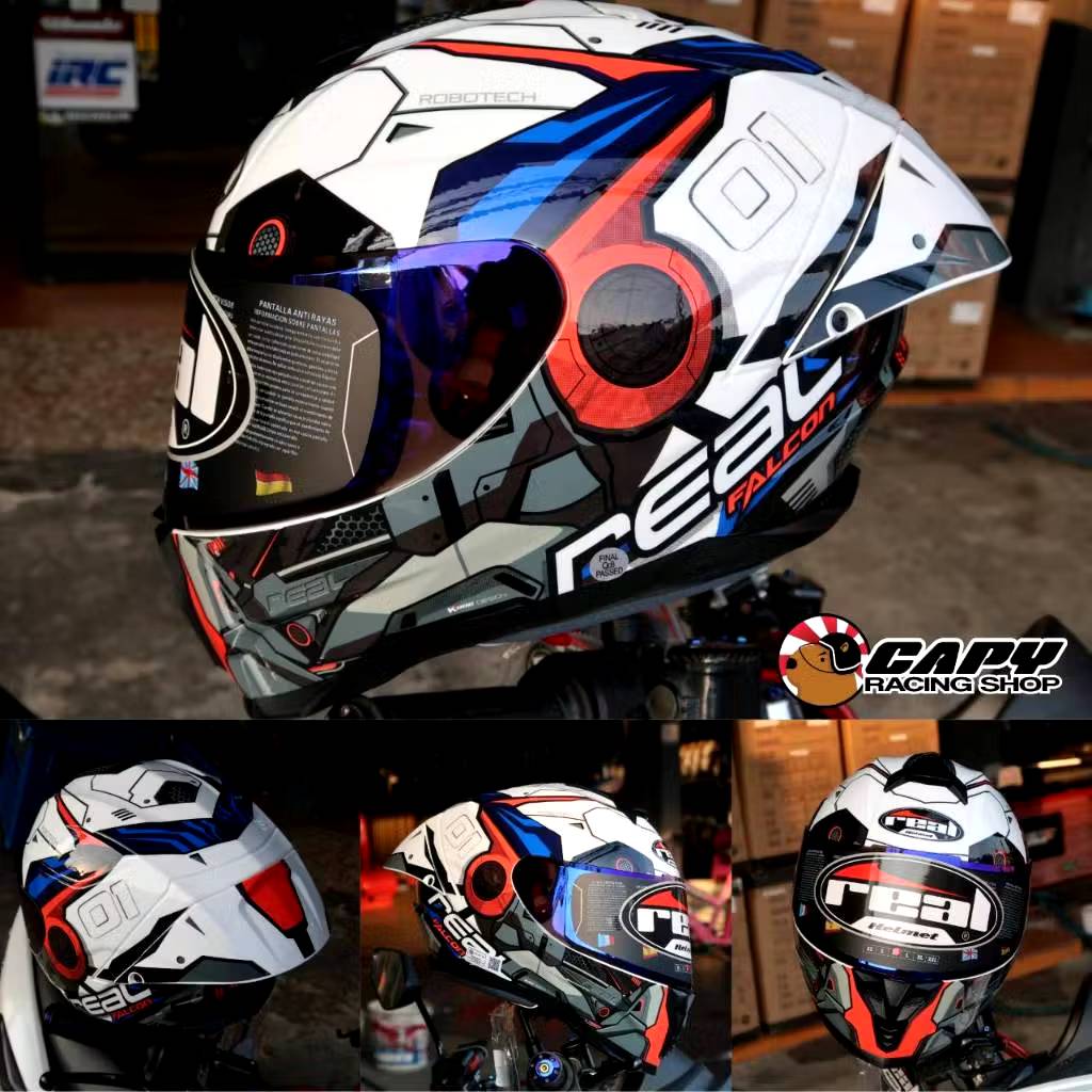 real helmet Full Face Model Falcon 2025 Robotech CYBER Victory ...