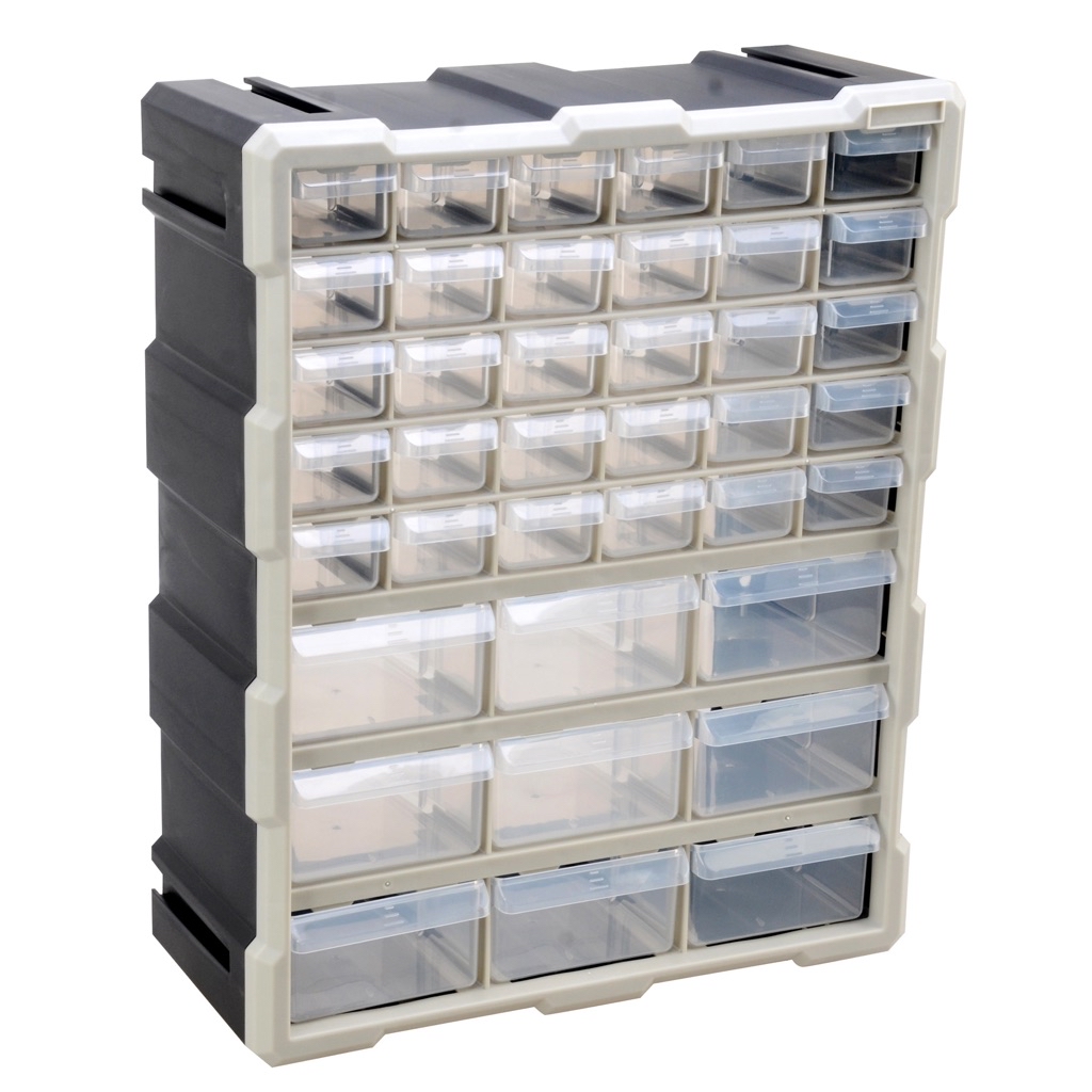 PP Shelf Box 39 Compartments (This Model Has A Barrier) | Shopee Malaysia