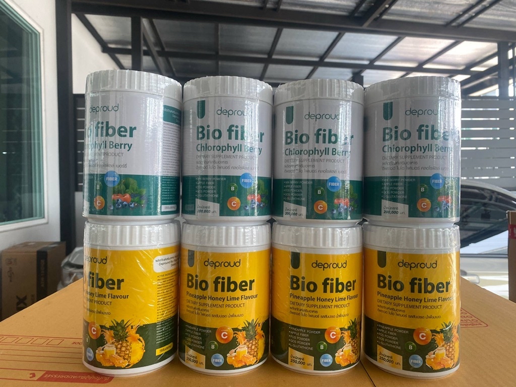 Bio Fiber Chlorophyll Berry And Bio-Fiber Pineapple (Set Of 6 Bottles ...