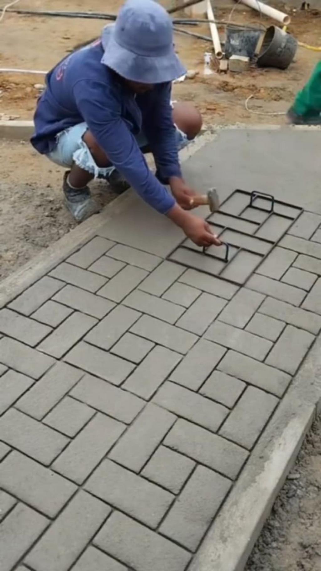 Concrete Floor Mold Cement Pattern ️ Walkway | Shopee Malaysia