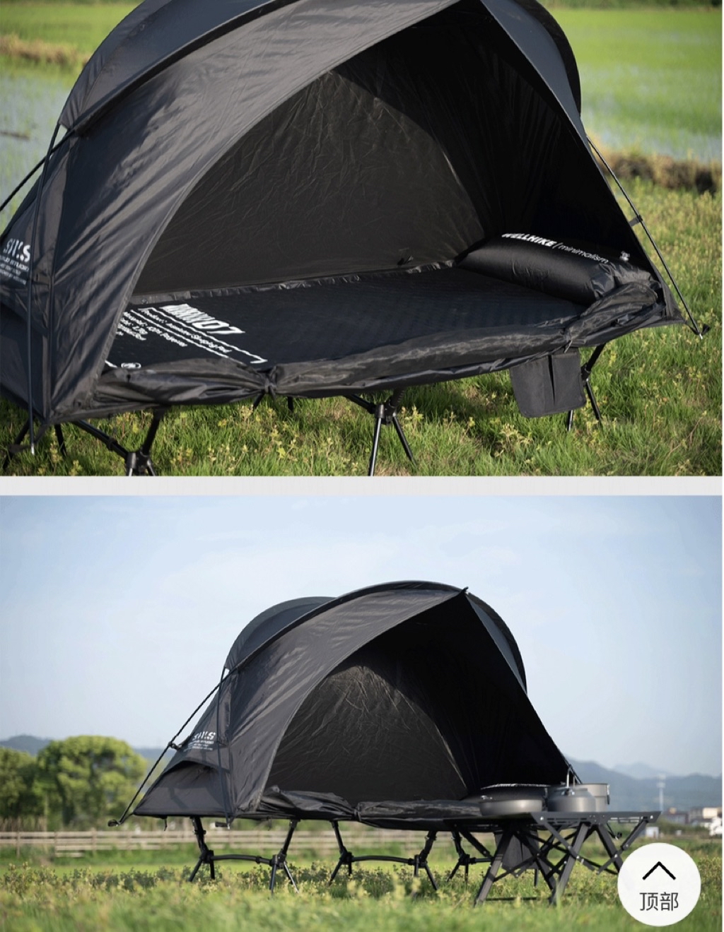 Cheapest Thai Shop S.W.S tent cot Backpack Placed On The Field Bed Sleep Alone Portable ...