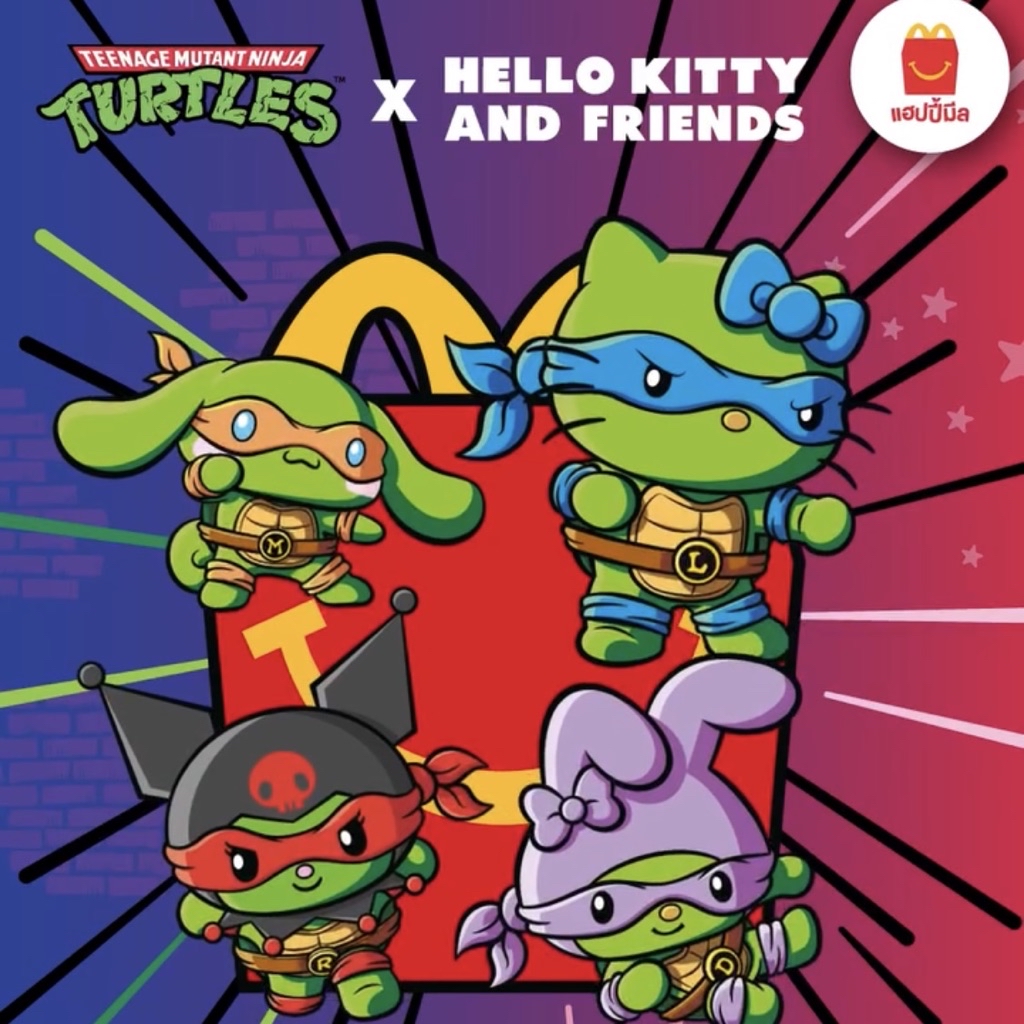 Ninja Turtles Hello Kitty The Power Of Friendship TMNT x and Friends ...
