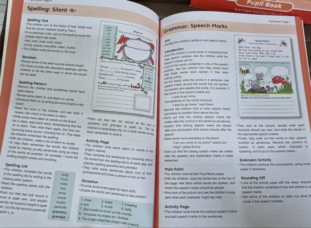 New! Set of Teacher & Pupil Book 2: Spelling Grammar Punctuation: Jolly ...