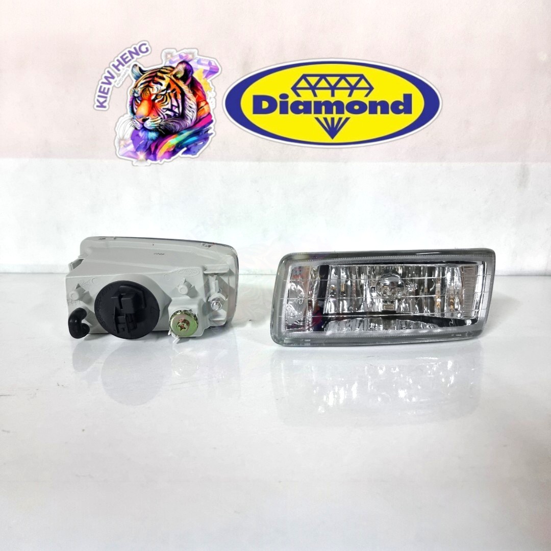 Diamond Brand Fog Lights Spotlight ISUZU D-MAX 2002-2006 White (Square ...