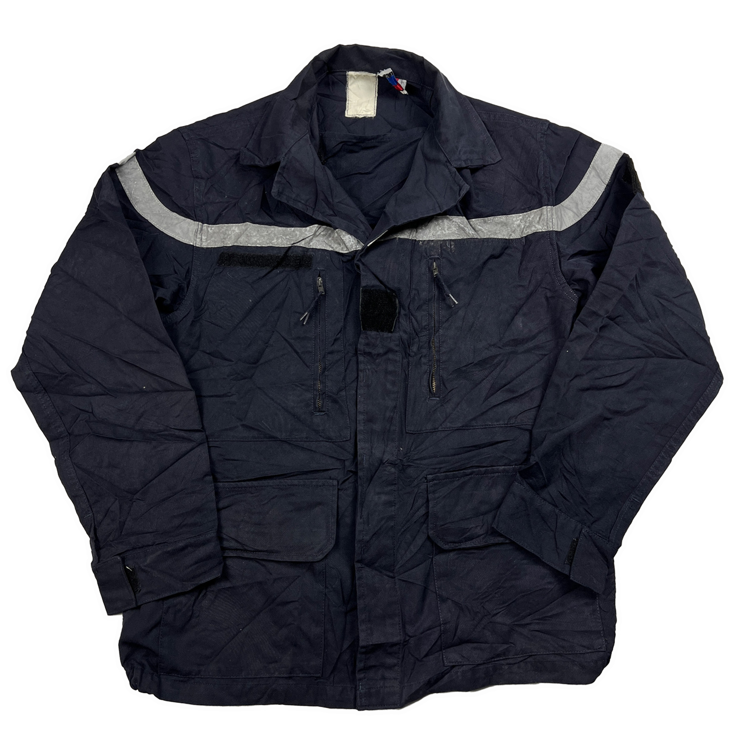 Vintage jacket 90s work reflective American security guard Military Has ...