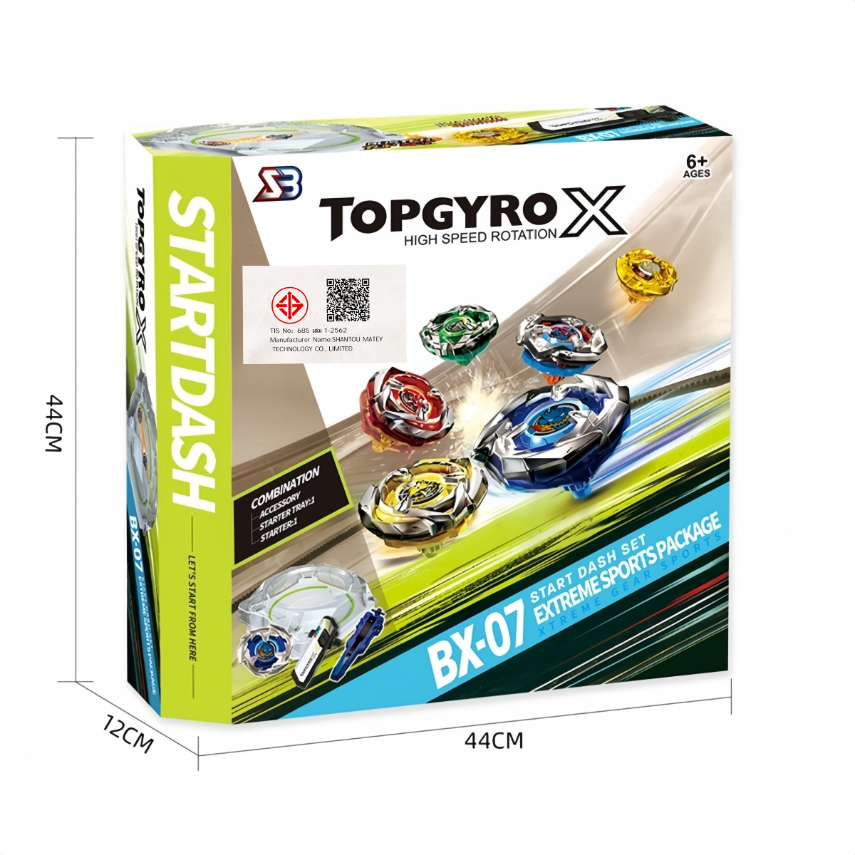 TOPGYRO X Spinning Beyblade Set Free Combination Stadium Children's Toy For Beginners Metal ...