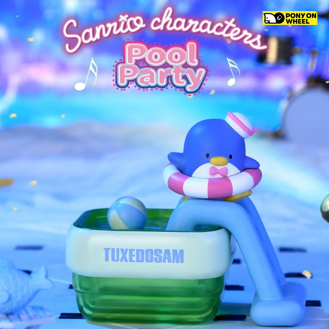 PONY ON WHEEL-SANRIO POOL PARTY BLIND BOX-Dip-Whole set (6PCS) | Shopee ...