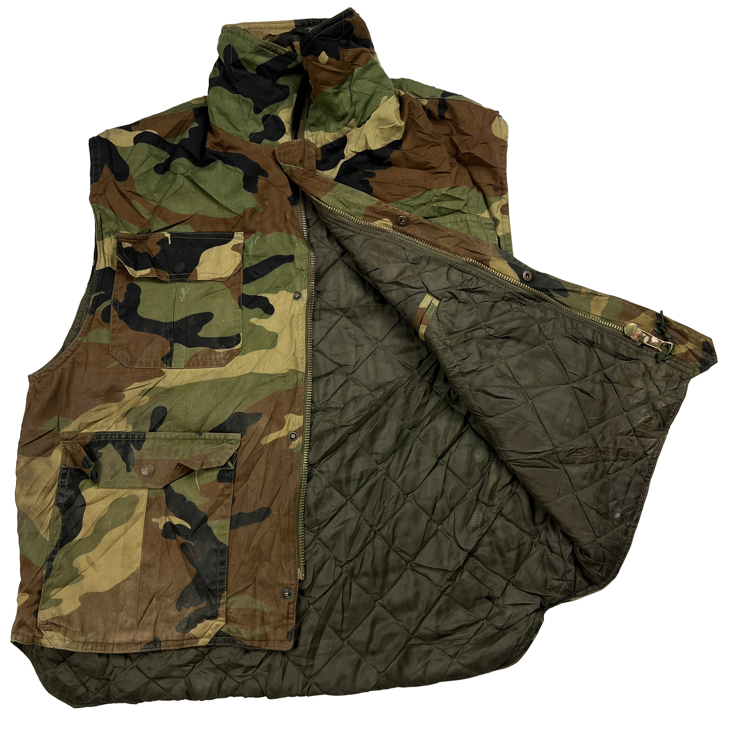 Vintage Jacket Military Sack Shirt Ranger Vest Hunting Surivival ...