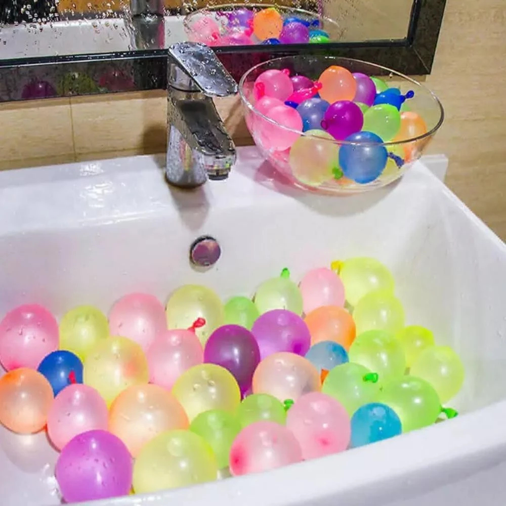 3 Bouquet Of Water 111 Balls Assorted Colors Balloons Come With Tap ...