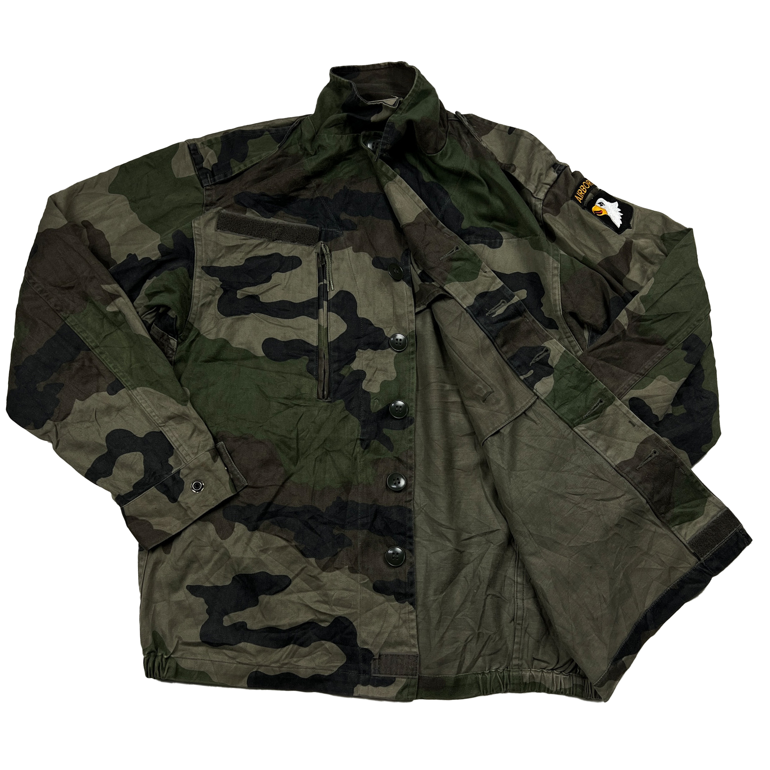 Hiking Jacket French Army F2 CCE Field Woodland Camo France Military ...