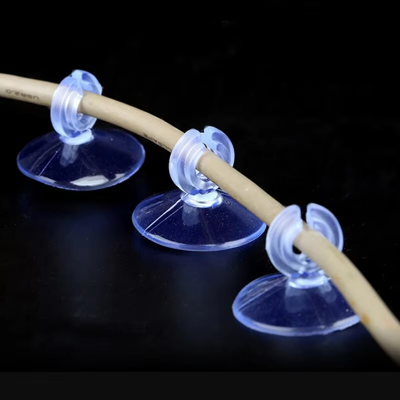 Rubber Kiss Stopper On The Glass Of The Aquarium. Sucker Aquarium ...