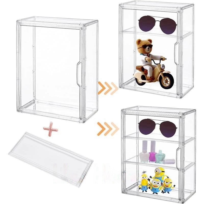 Fast Delivery Transparent Box Cabinet Model popmart Doll Baby three ...