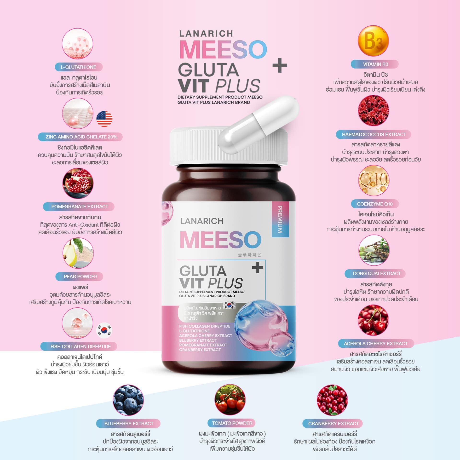 Promotion For Sale Meeso Gluta Vit Plus Have So Glutathione Reduce Acne ...