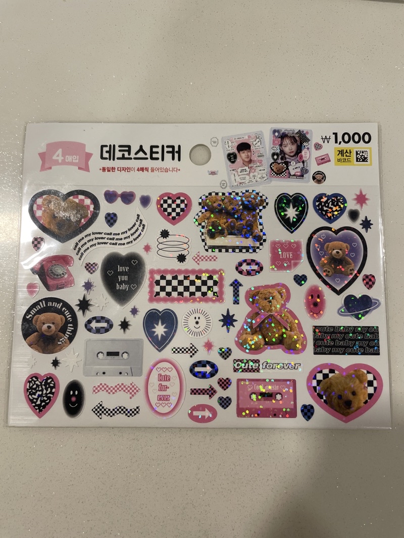 Sticker Korea daiso | Shopee Malaysia
