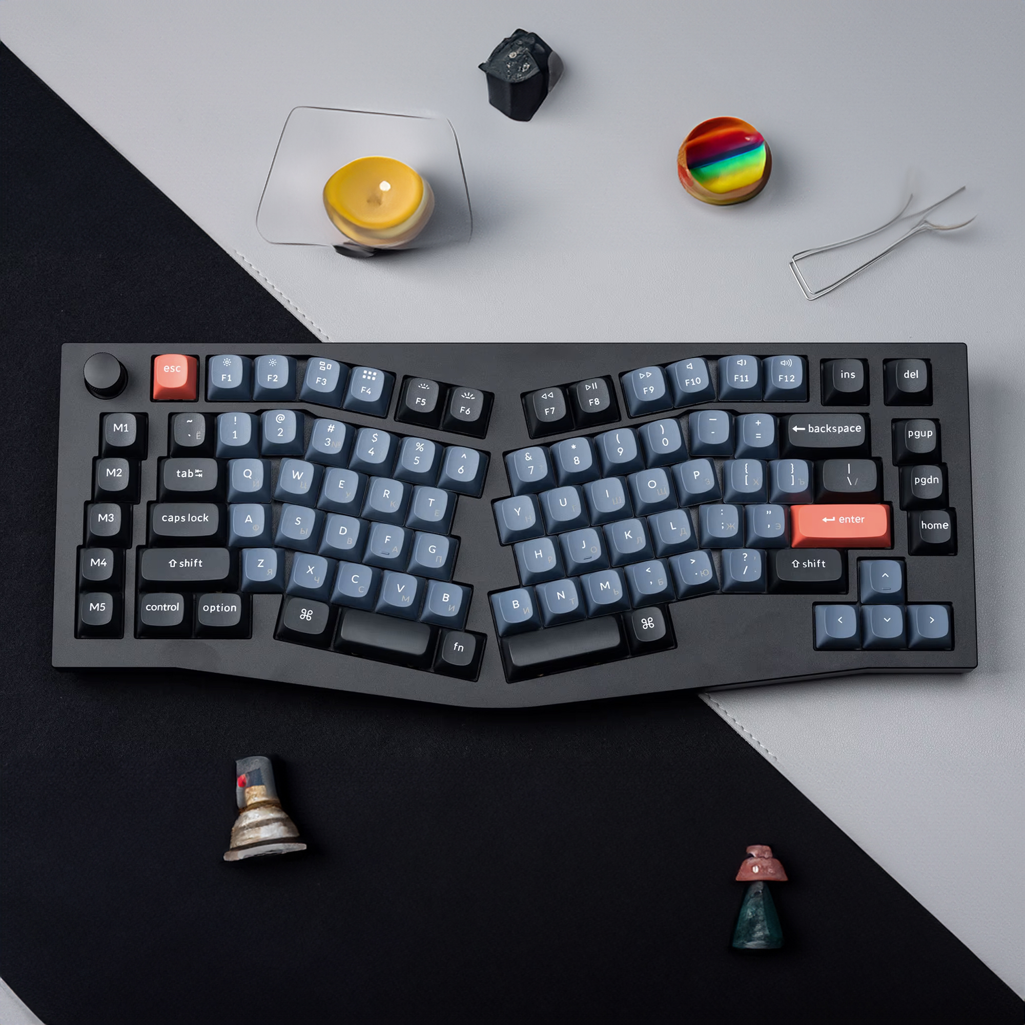 Keychron K15 MAX Has Russian Structure Customized Mechanical Keyboard ...