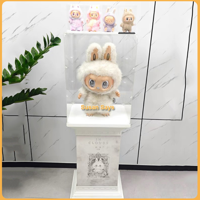 Zimomo Acrylic Display Case Labubu Box Extra Large Cabinet | Shopee ...