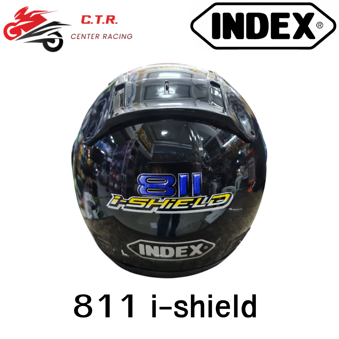 Full Face Helmet INDEX Model 811 i-shield 2-Layer Mask Can Be Used All ...
