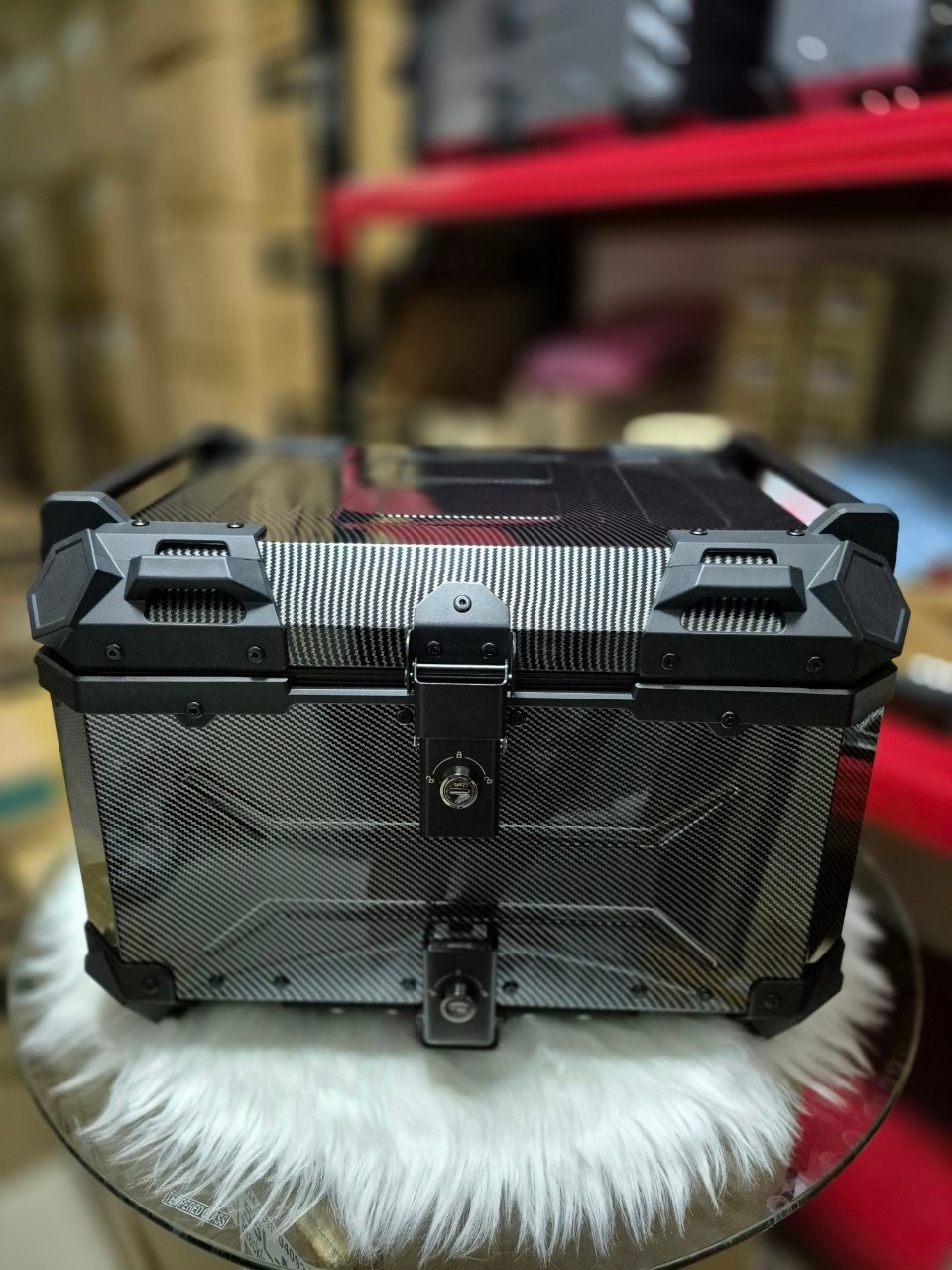 Aluminum Trunk Box Carbon 55L 65L 1 Year Installment 0% | Shopee Malaysia