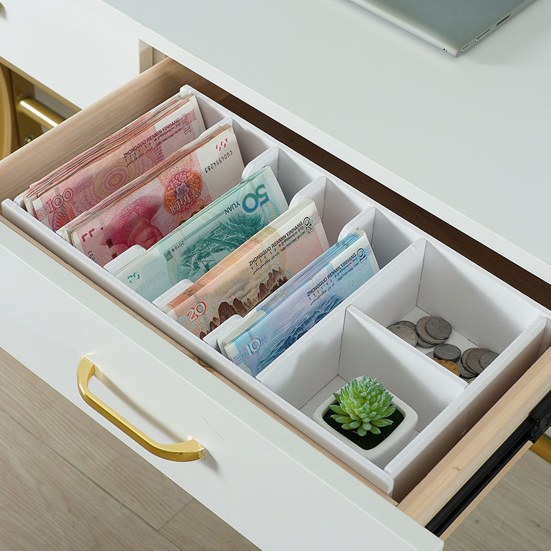 8-Compartment Note Tray Drawer Type For Money Boxes Cash Separation Box ...