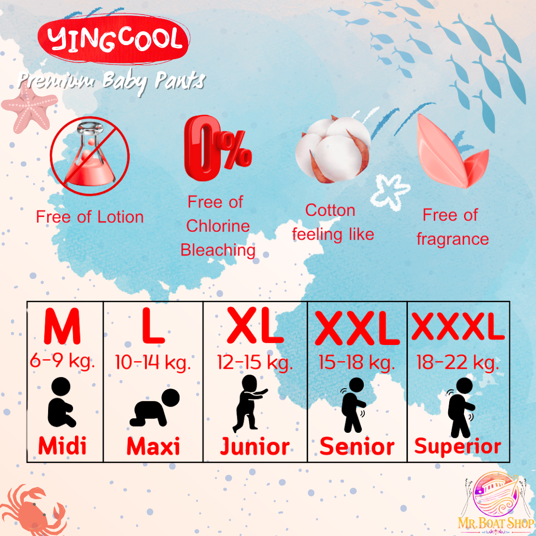 Pampers Yingcool Absorbent 800 ML With Disposable Roll Tape. With ...