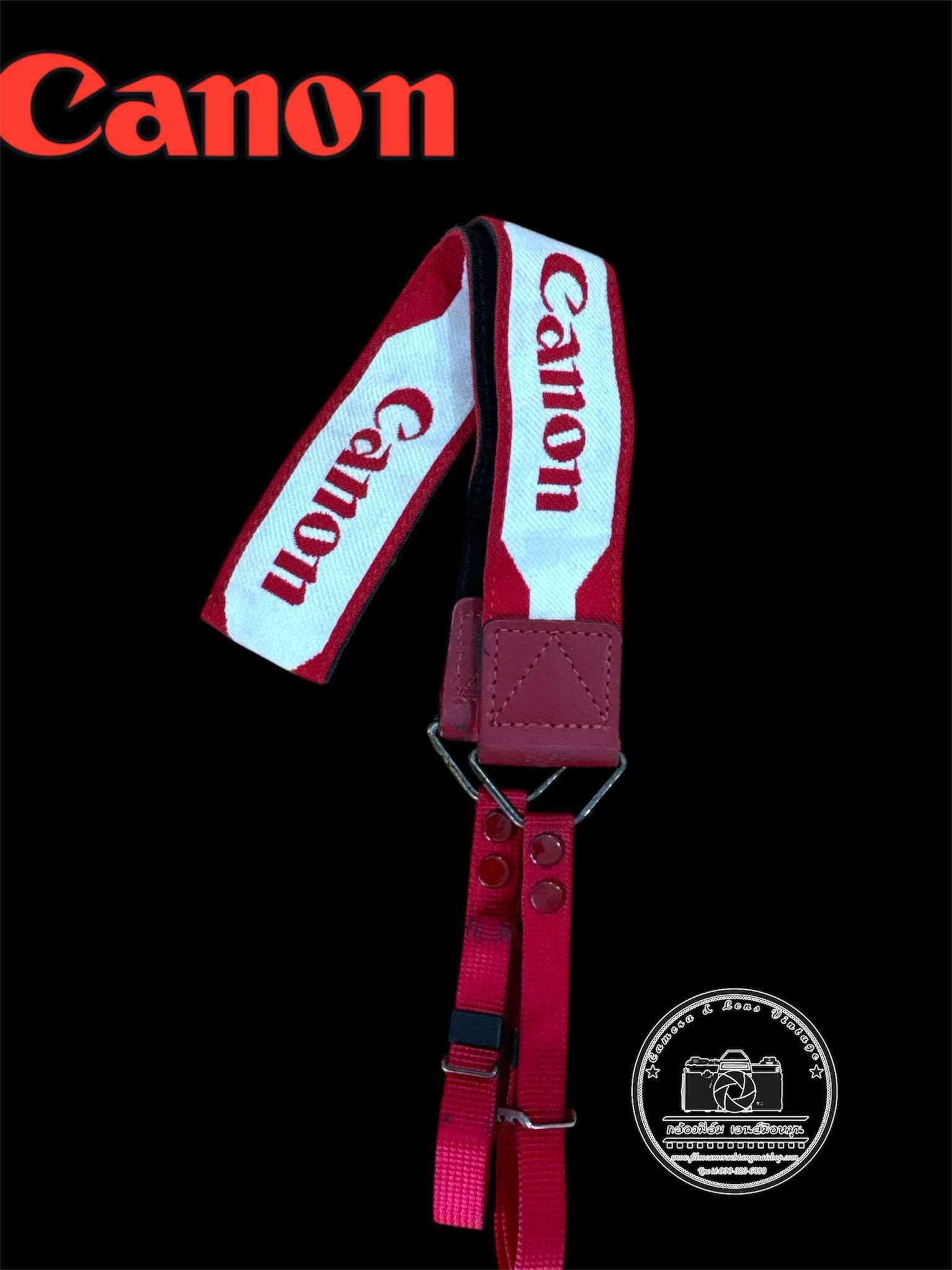 CANON VINTAGE Camera Strap(RED) | Shopee Malaysia