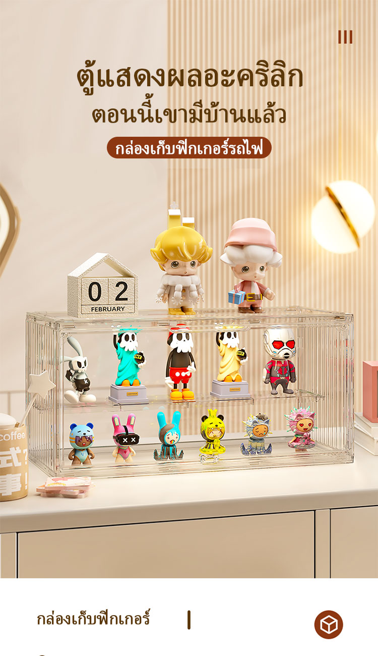 Model Box Showcase art toy Storage Display labubu | Shopee Malaysia
