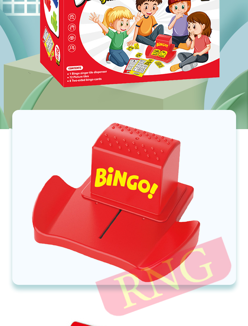 Bingo Game Educational Word Learning Card For Kids Toy Board | Shopee ...