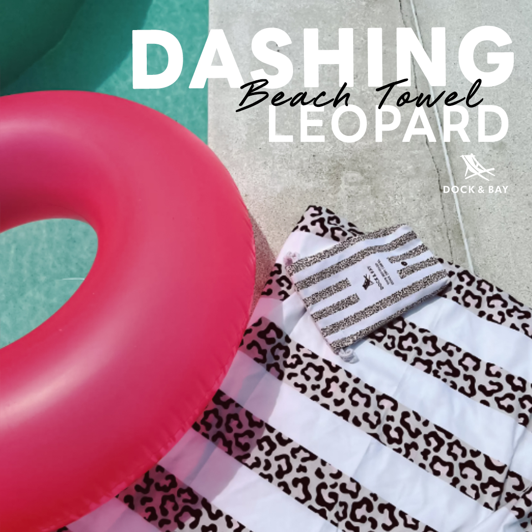 Dock & Bay Quick Dry Towel Beach DASHING LEOPARD Color Imported From ...