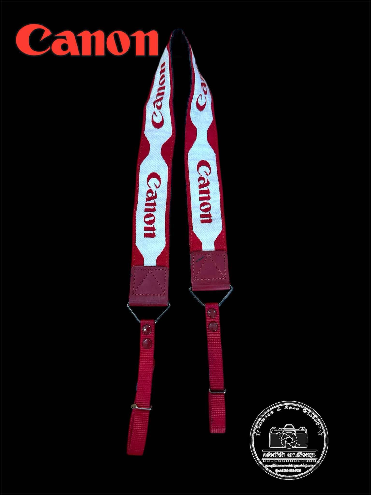 CANON VINTAGE Camera Strap(RED) | Shopee Malaysia