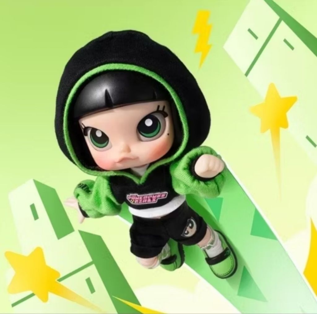 Authentic POP MART MOLLY x The Powerpuff Girls Series Nong Buttercup (Can Use Shopee Code ...