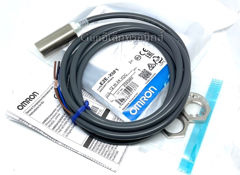 E2E-X5F1 Proximity Sensor Head M18 Holding Distance 5mm PNP-NO 3 Wire ...