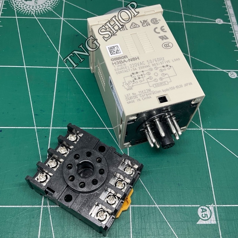 H3BA-N8H Omron Solid-state Timer 1.2s To 300hour 24VDC And 220VAC (Free ...