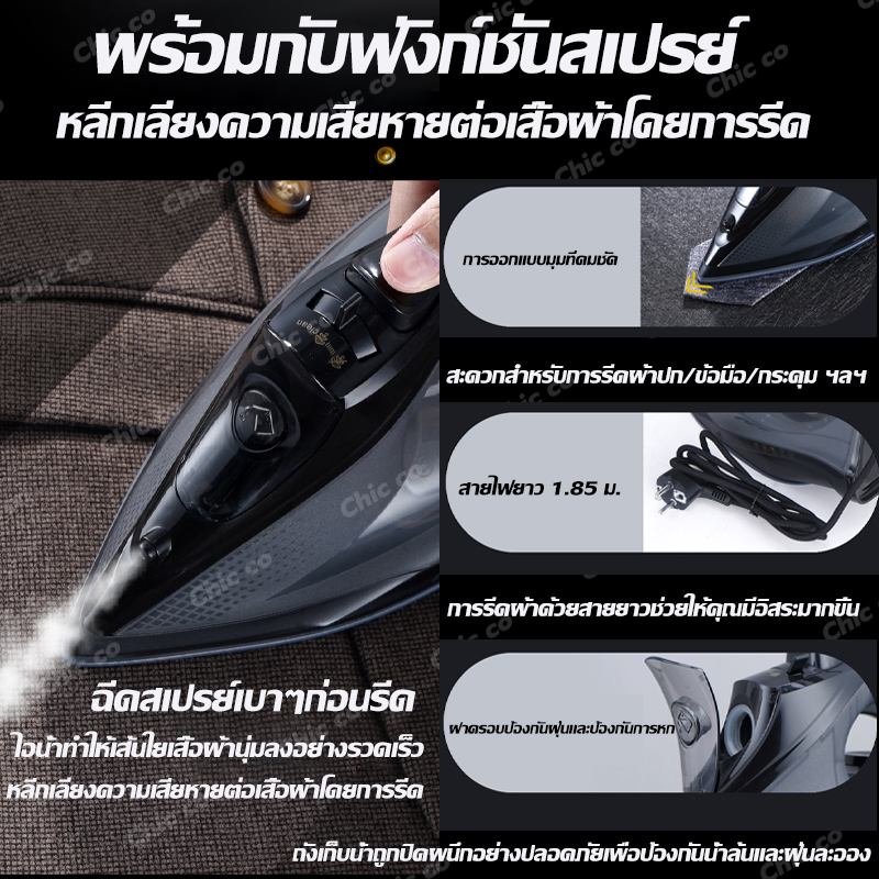 Smarthome Electric Iron Steam 4200 Watts Multi-Level Adjustment 2 ...