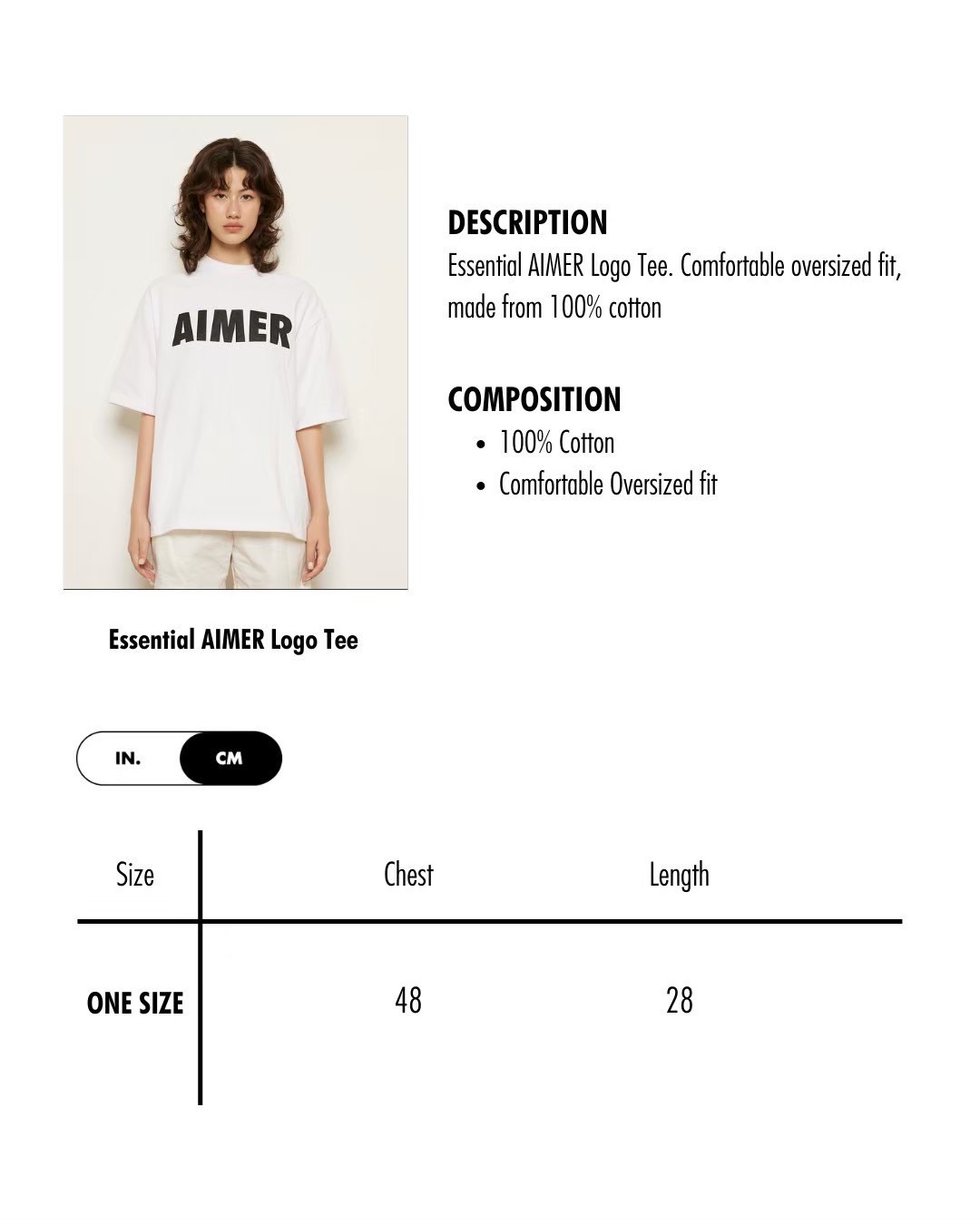 AIMER-Logo T-shirt in Black | Shopee Malaysia