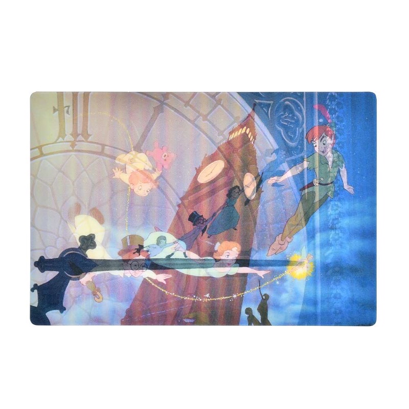 PeterPan Postcard ClockTower Lenticular -Peter Pan Change Image. Genuine Copyright From ...