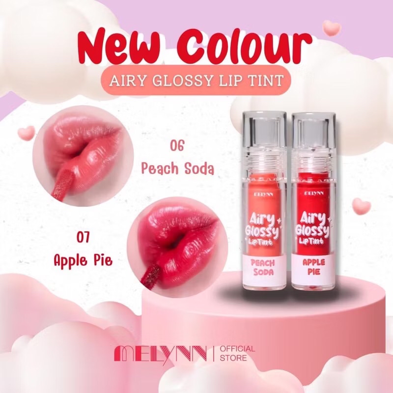 MELYNN-Airy Glossy Lip Tint Meline Candy Gloss | Shopee Malaysia
