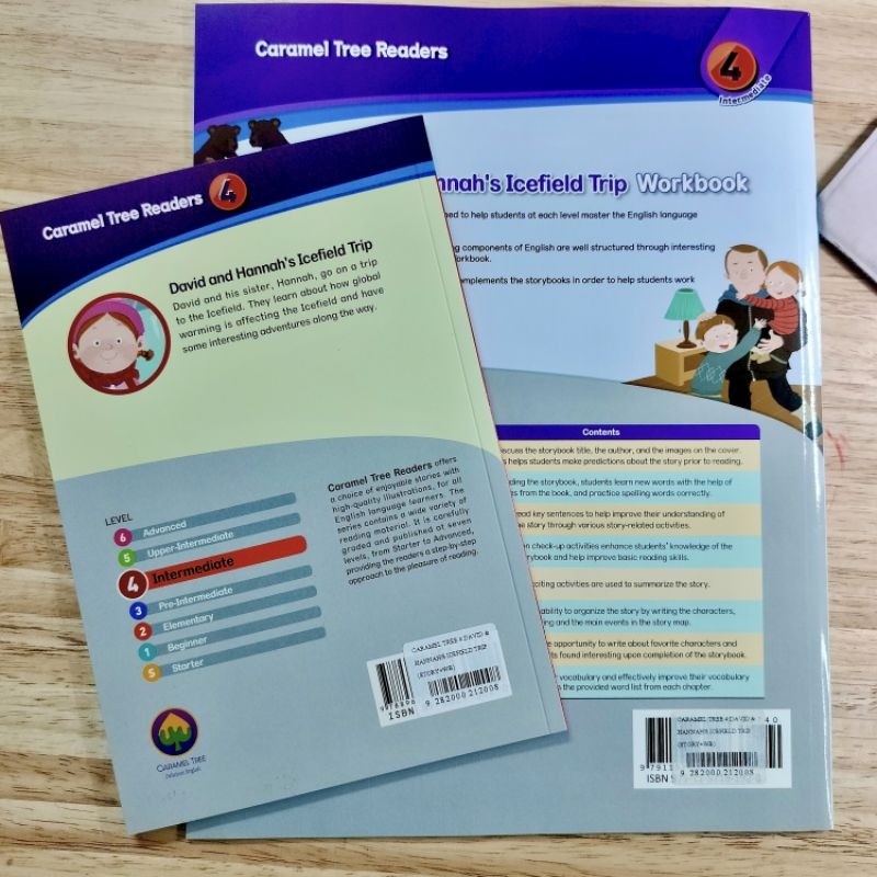 English Reading Books For Kids Level 4 With Workbook With Activities ...
